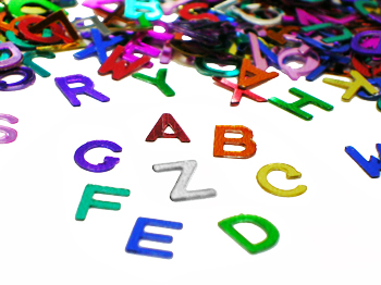 Alphabet confetti Z7800